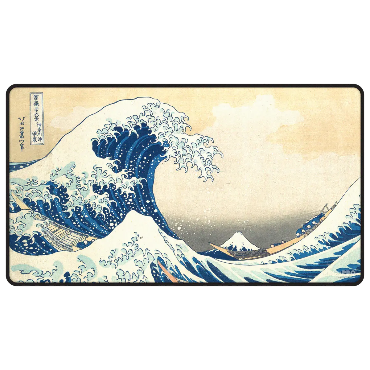Ultra Pro: The Great Wave off Kanagawa - Black Stitched Playmat | B1001801