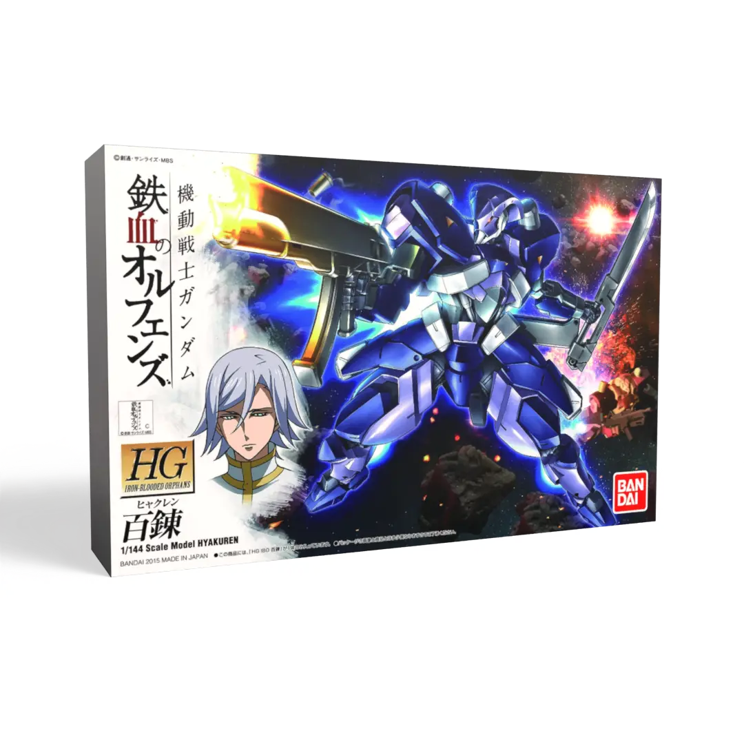 Bandai |HG Hyakuren | Mobile Suit Gundam: Iron-Blooded Orphans (1/144 ...