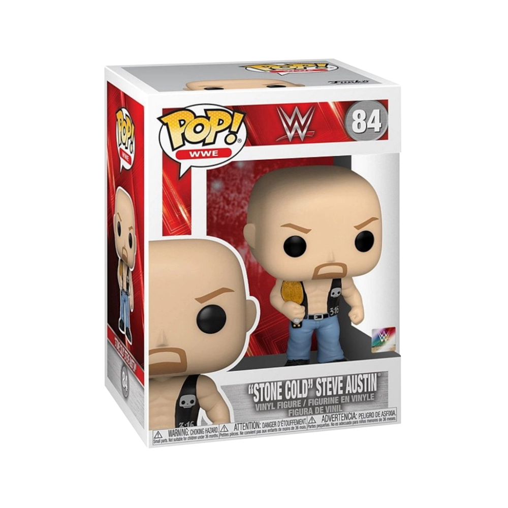 Pop! WWE: Steve Austin with Belt - WWE | FP49263